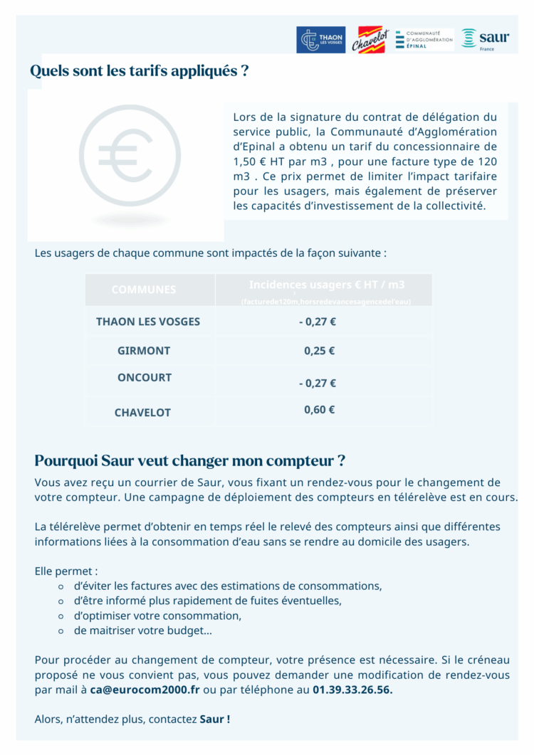 Nouvelle gestion de l’eau : ce qu’il faut savoir avec la SAUR - Thaon ...