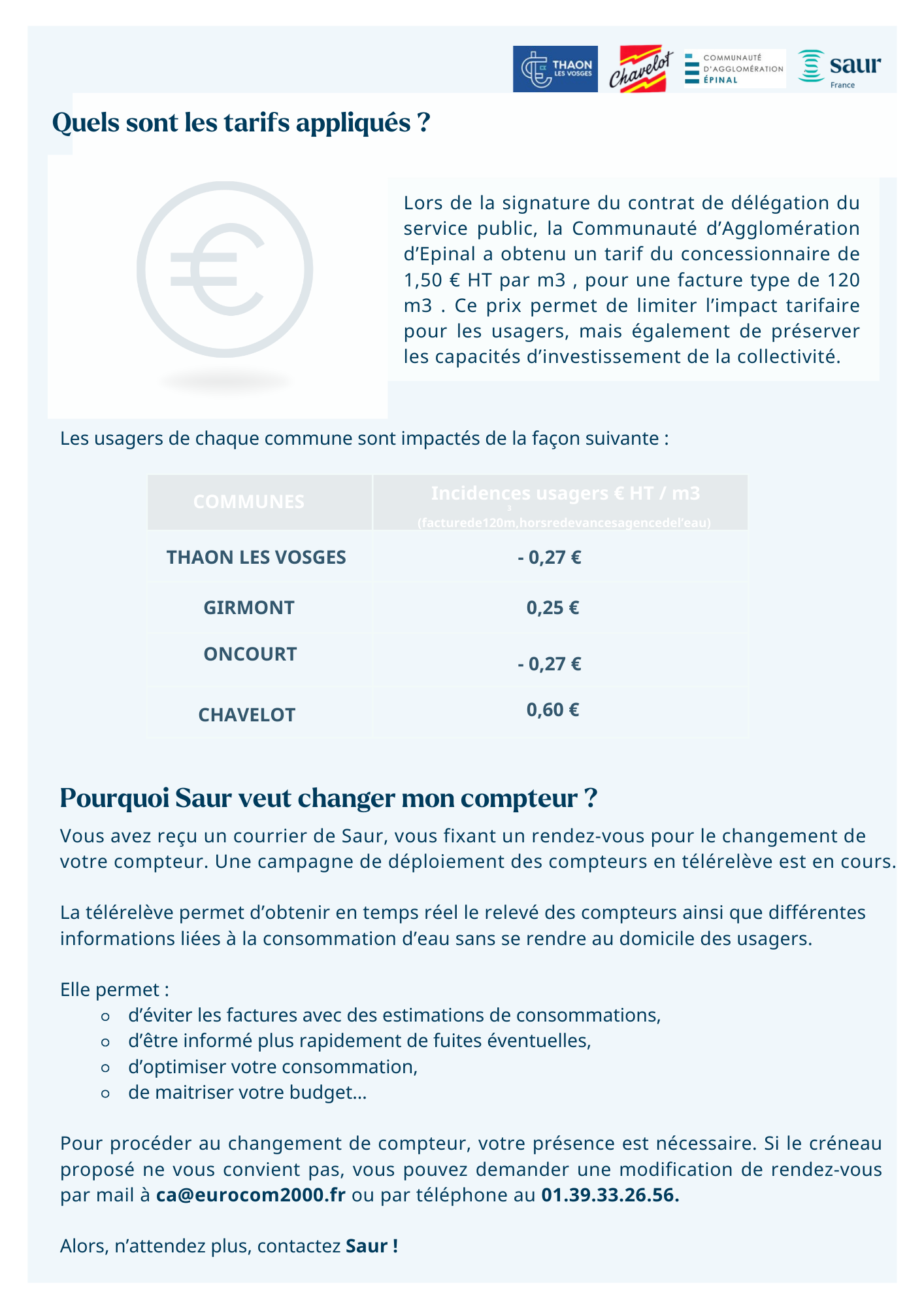 Nouvelle gestion de l’eau : ce qu’il faut savoir avec la SAUR - Thaon ...